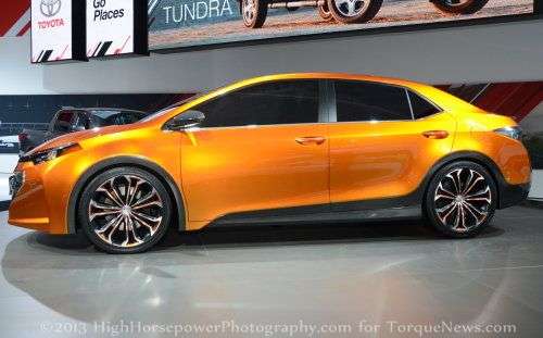 The side profile of the Toyota Corolla Furia Concept | Torque News